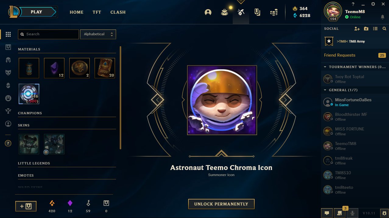Astronaut Teemo