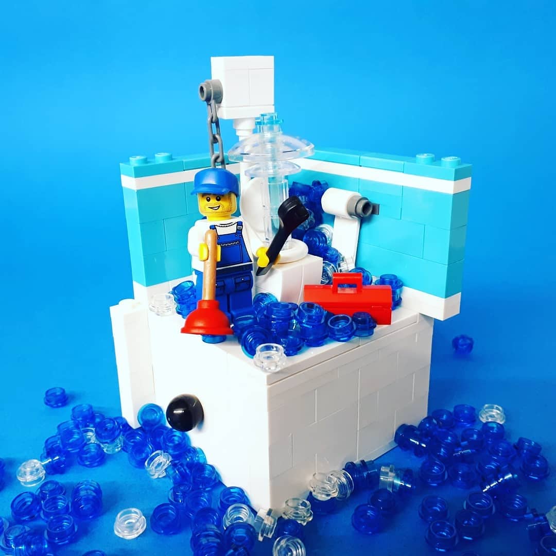 Lego Minifigure Plumber