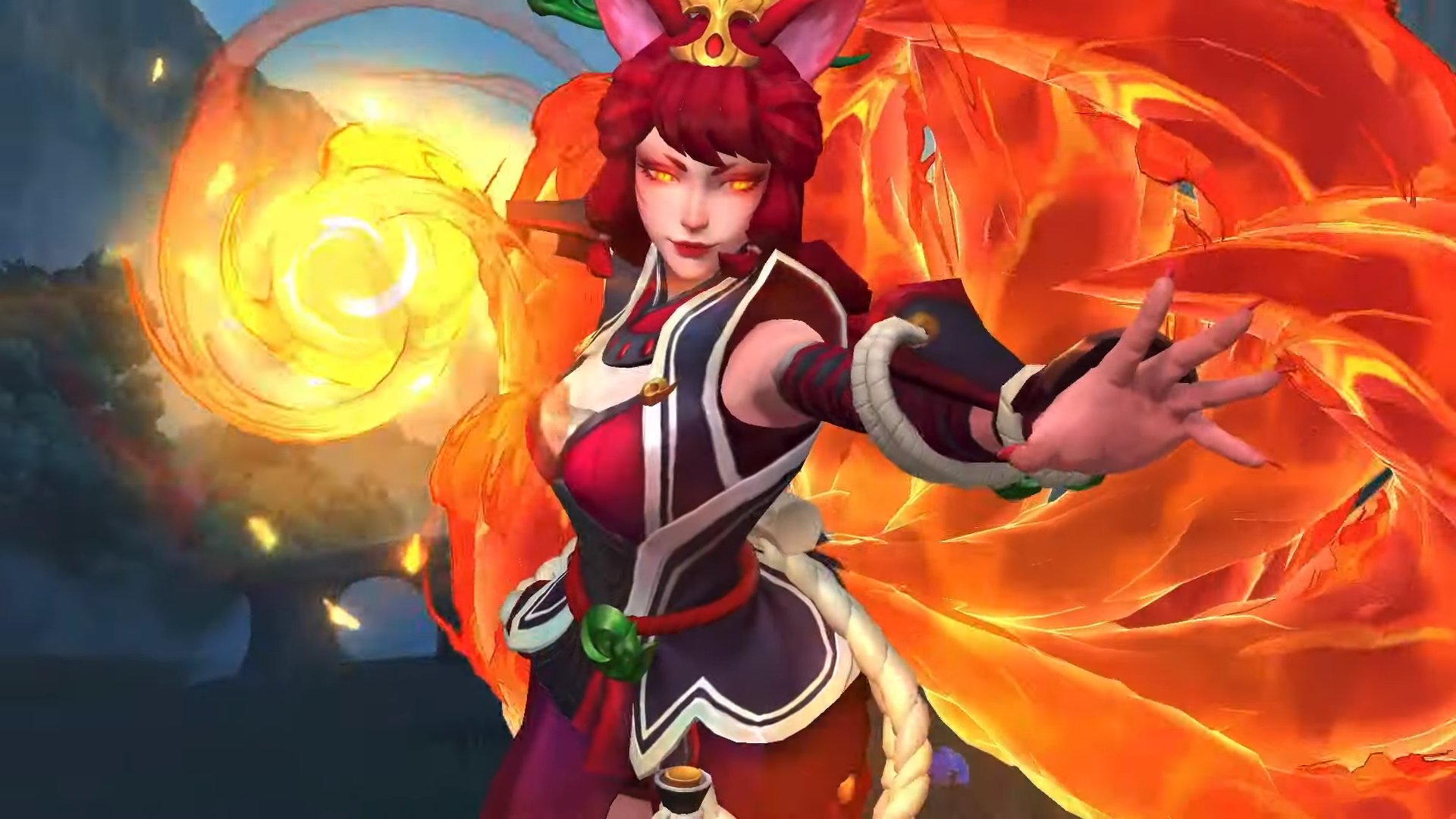 Foxfire Ahri Wallpaper