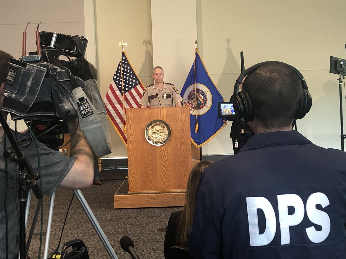 MN State Patrol Col. Matt Langer says they moved in this morning to ...