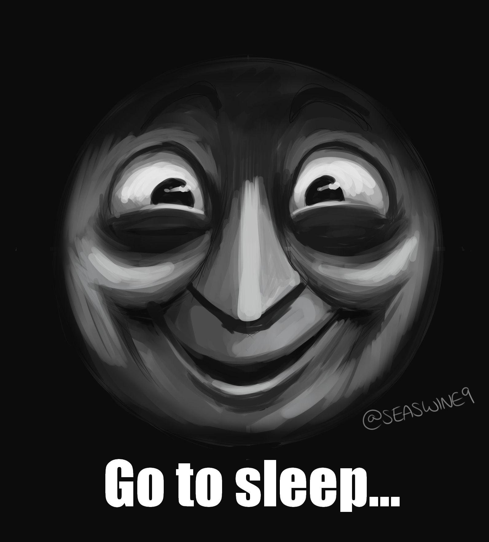 Go To Sleep Meme Scary
