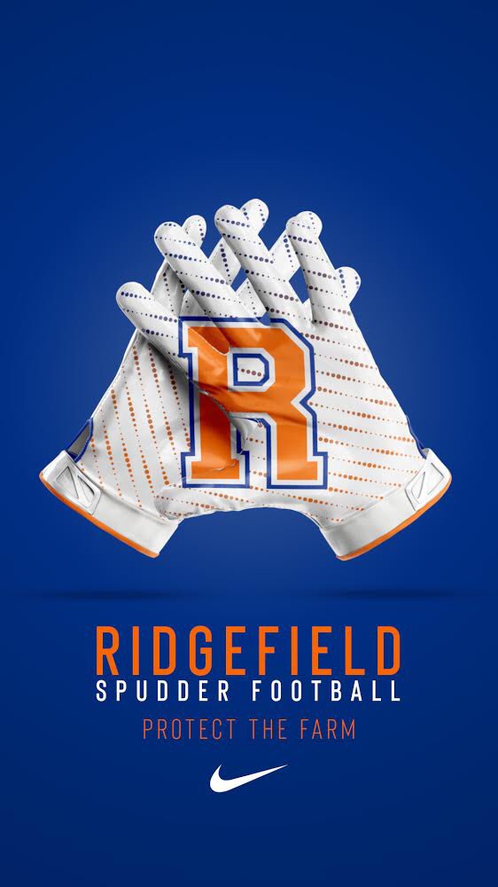 Ridgefield High School Spudders Football Clipart