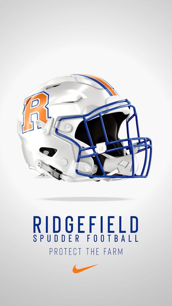 Ridgefield High School Spudders Football Clipart