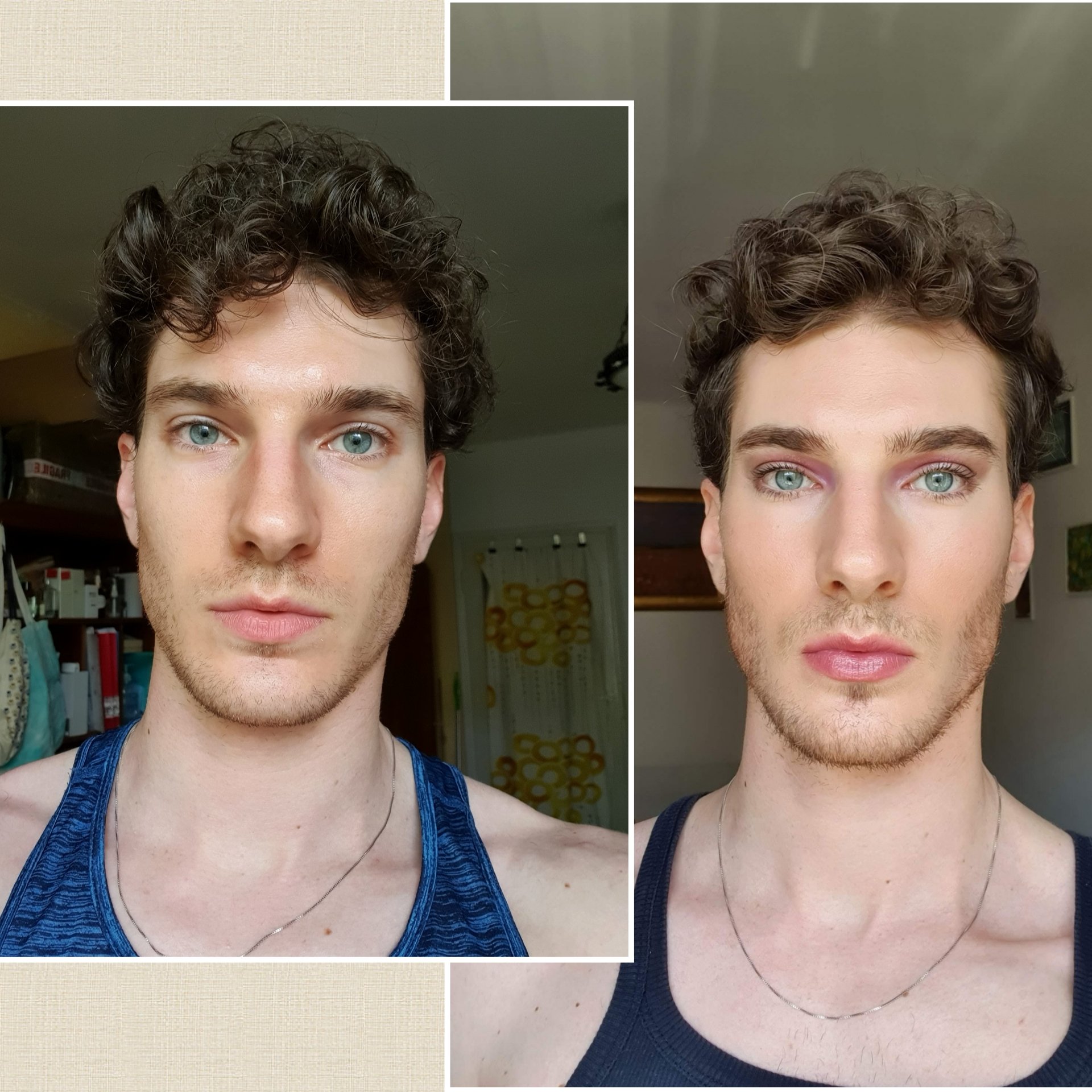 Before And After Makeup Man