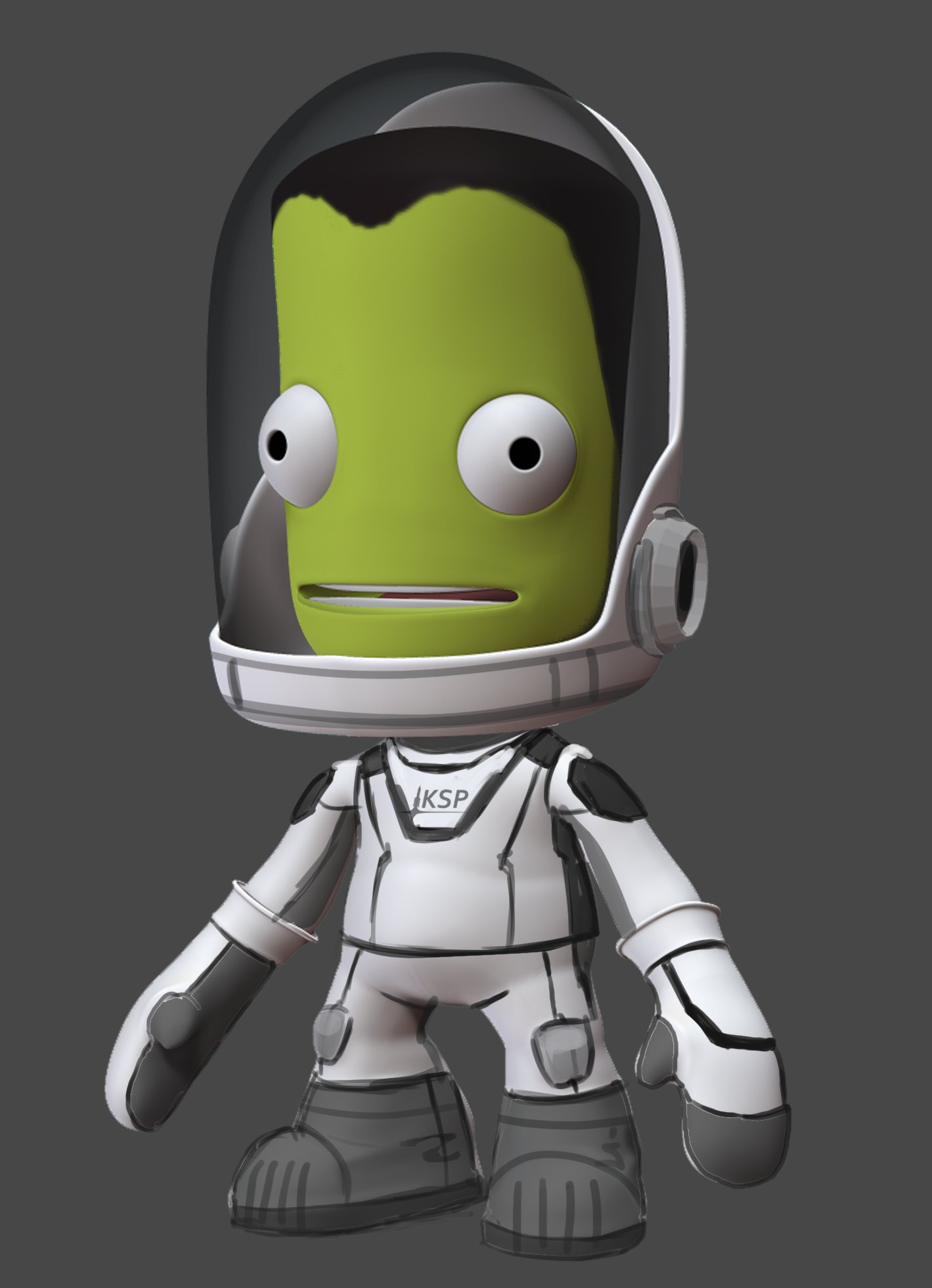 Kerbal In Space Suit