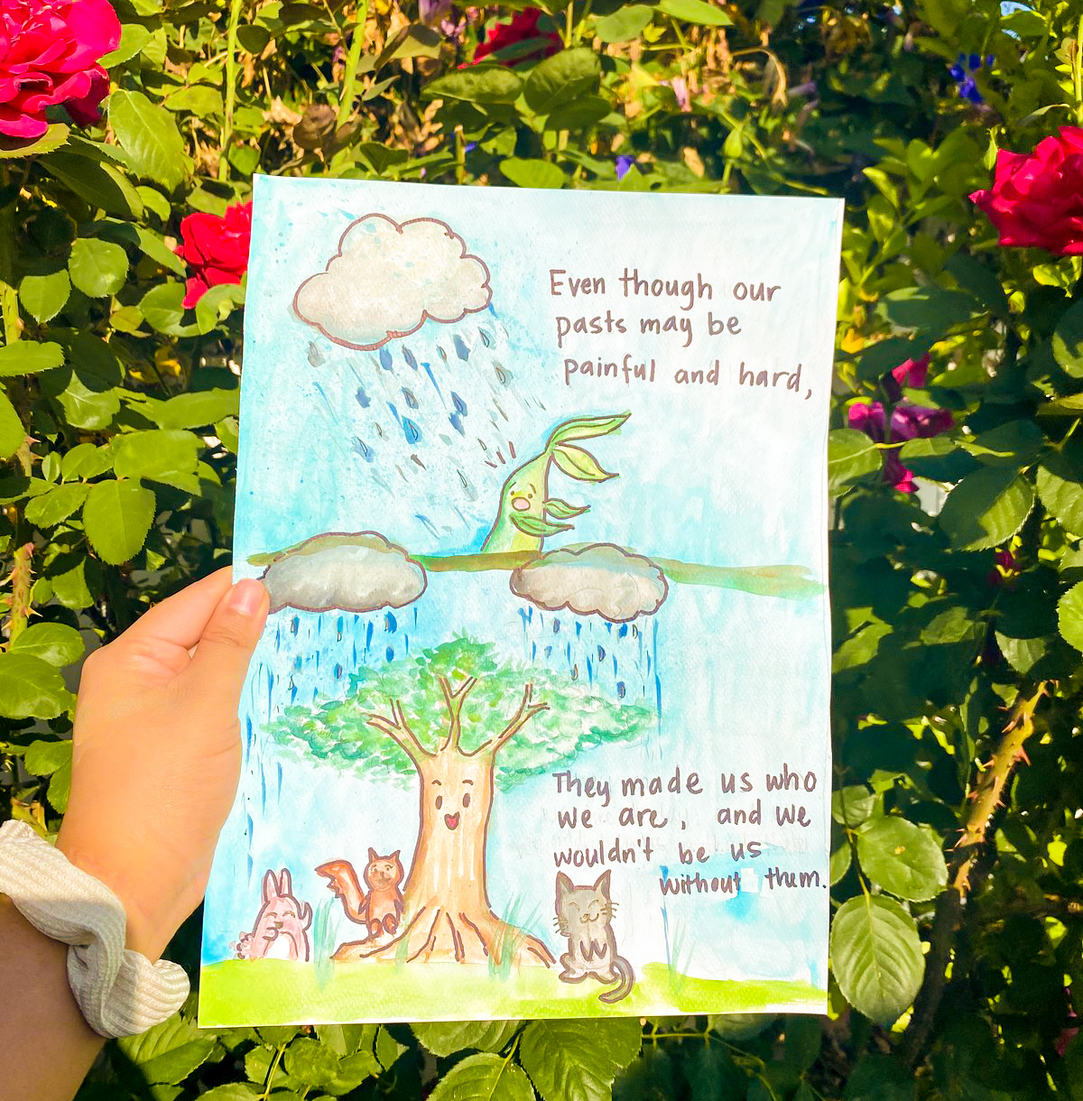 Save Forest Drawing For Kids