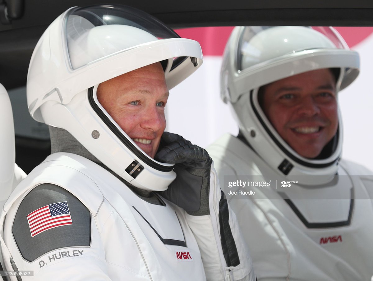 Good luck Bob and Doug! SpaceX Dragon launches to the Space_Station ...