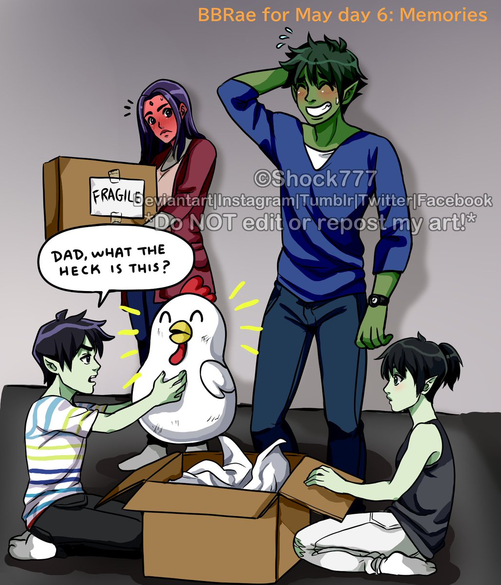 Beast Boy And Ravens Children