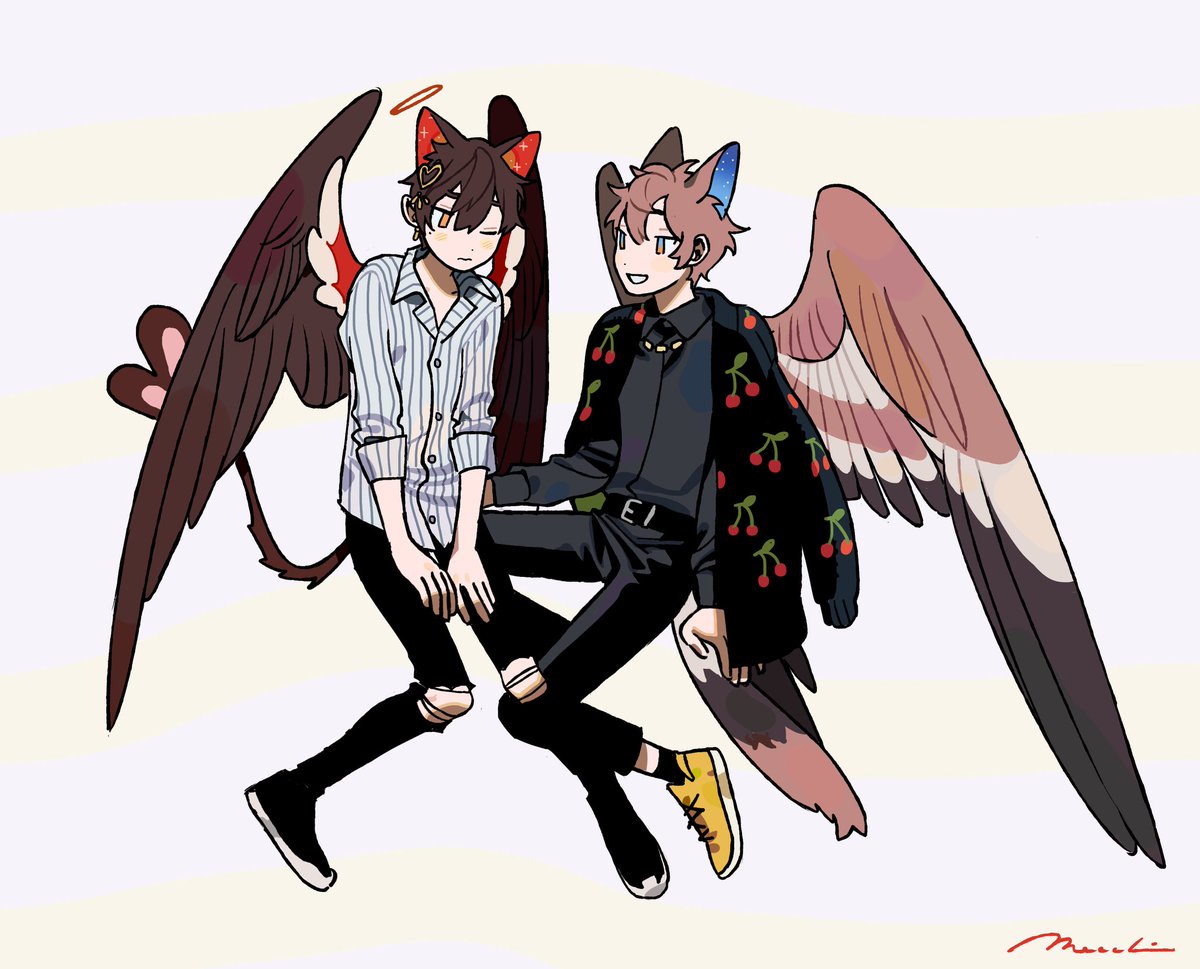 「a few commissions i did recently! 」|mecchiのイラスト