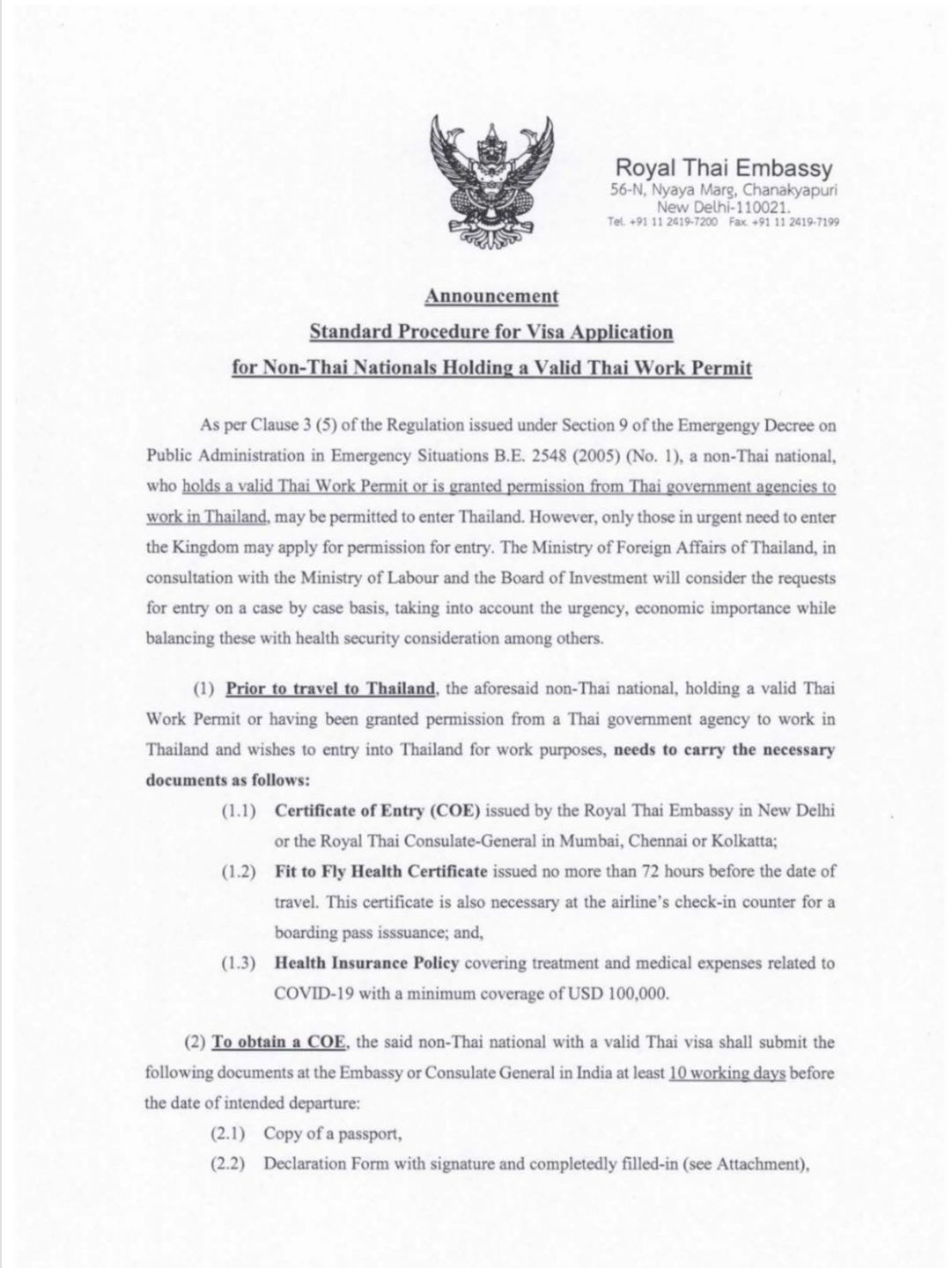 Letter Of Invitation Visa Thailand