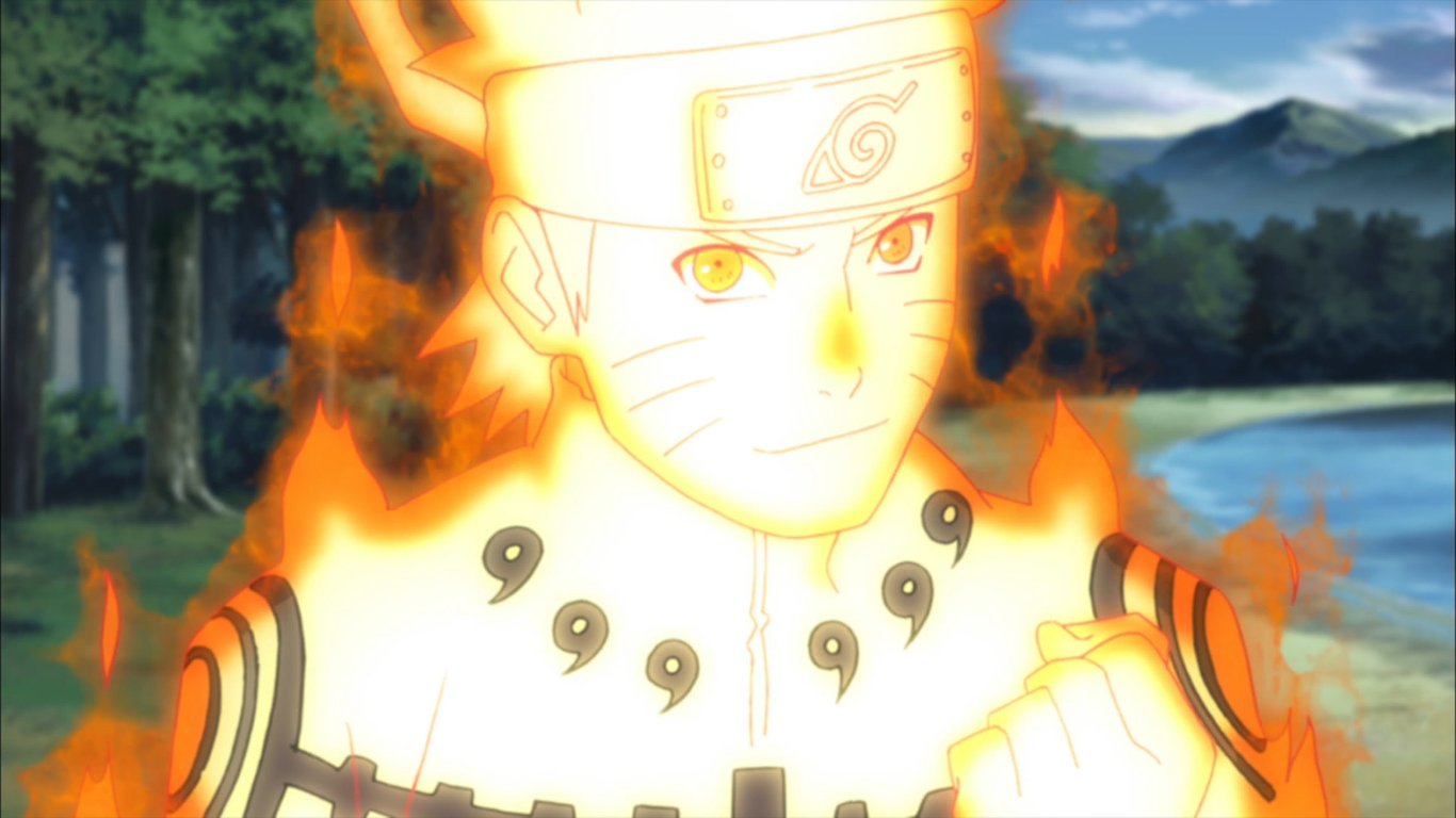 Nine Tailed Fox Naruto Chakra Mode