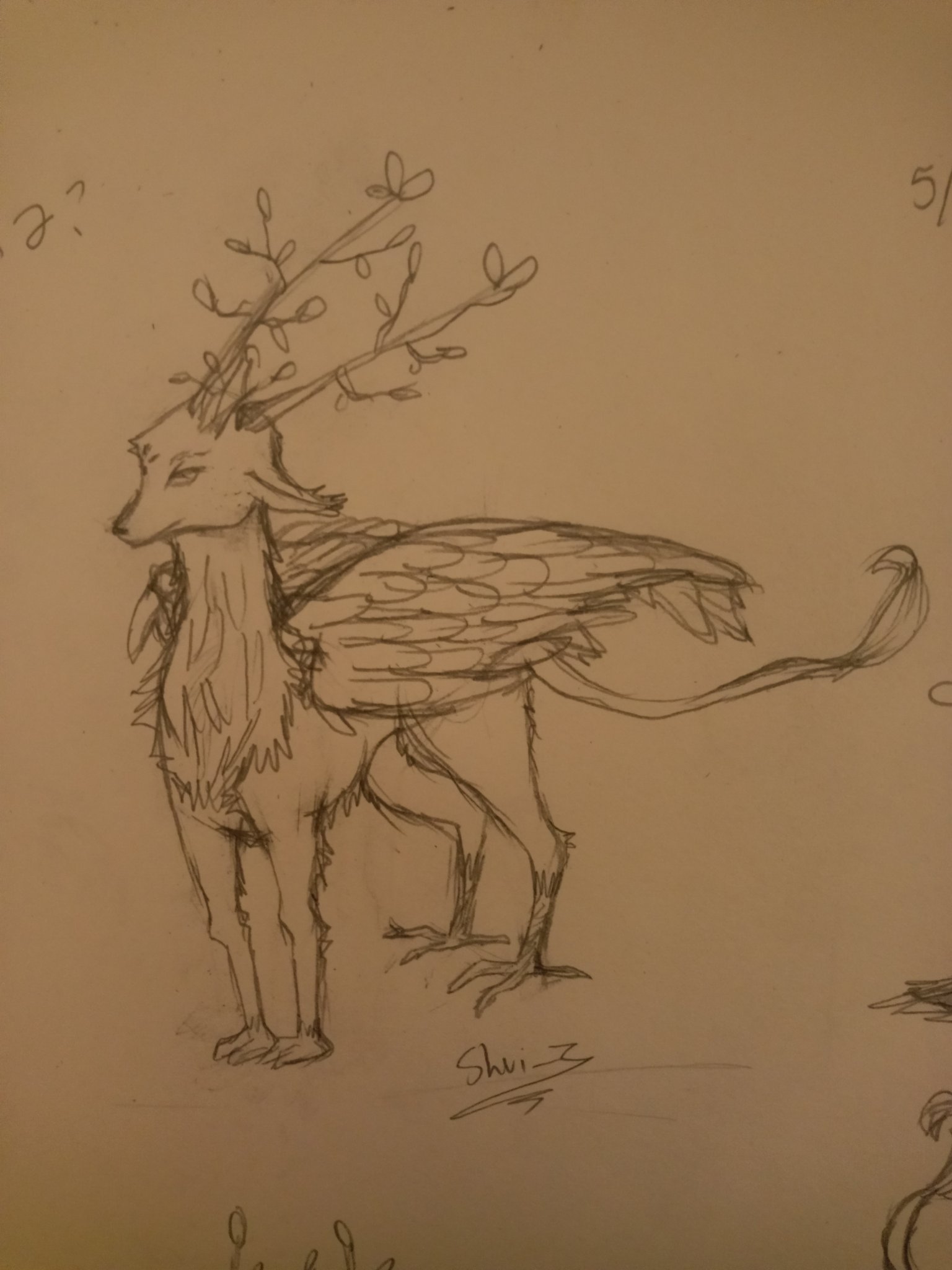 Pencil Sketches Of Mythical Creatures