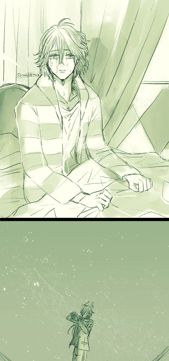 「気づいたらいなくなってる / マレケイ #twst_BL 」eru🍀5/5 ア06bの漫画