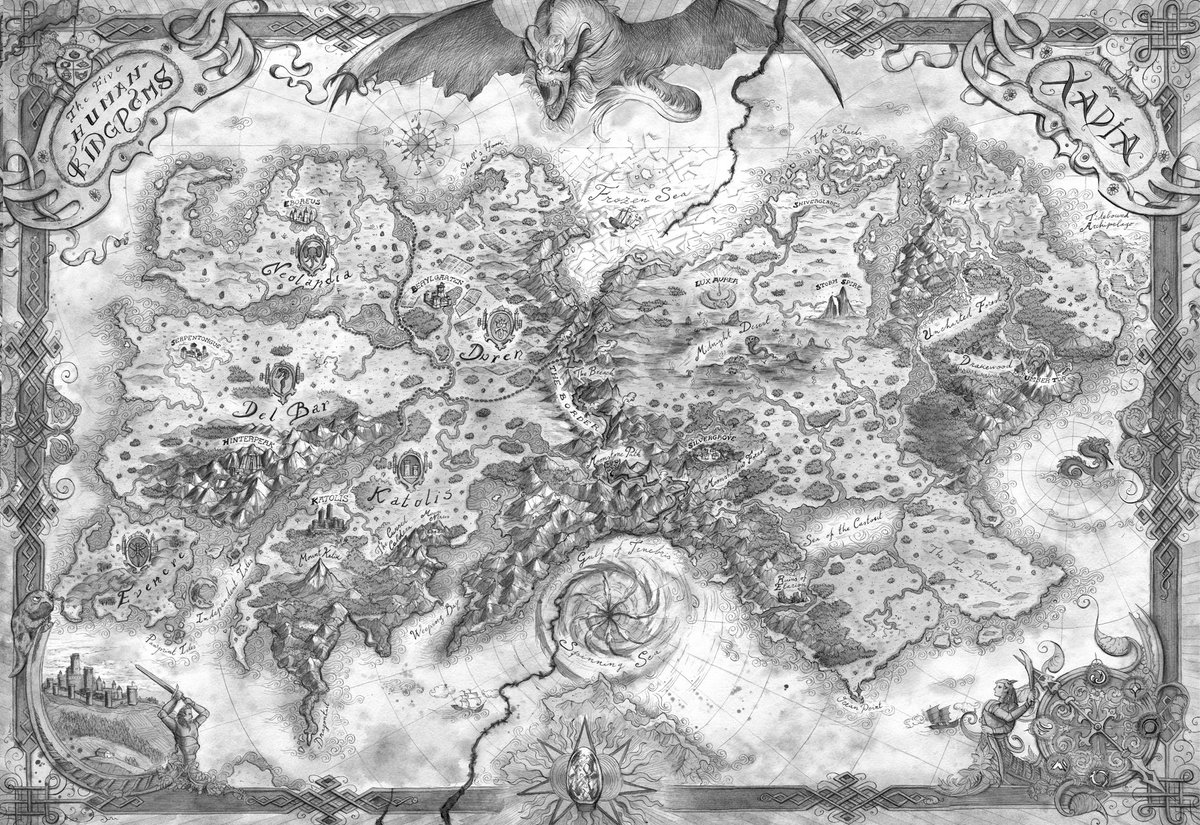Color Boundaries Dragon Prince World Map (Updated) : r/TheDragonPrince