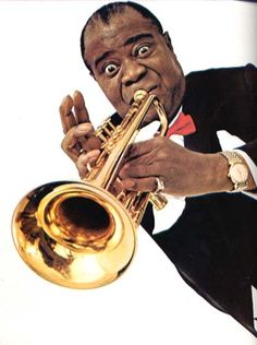 Louis Armstrong Big Cheeks