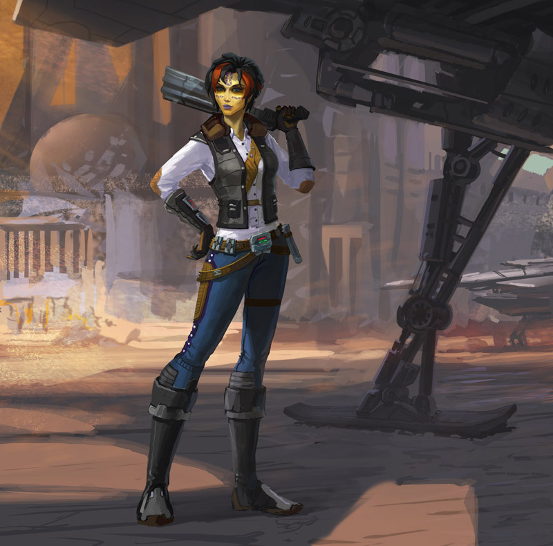 Star Wars Female Smuggler