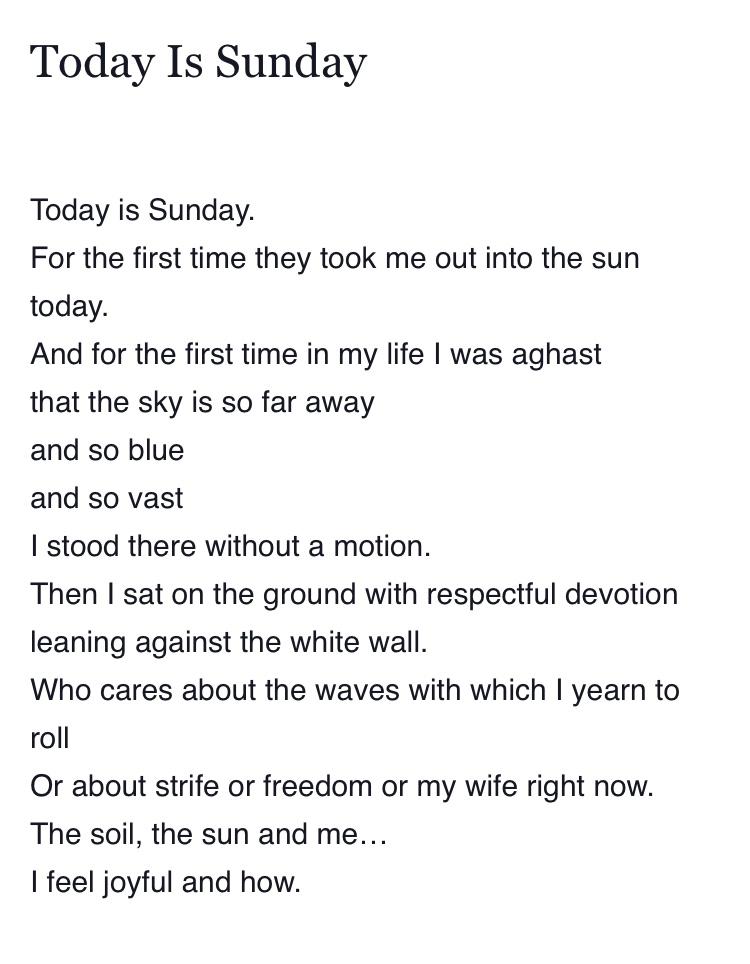 Today Is My Day Poem