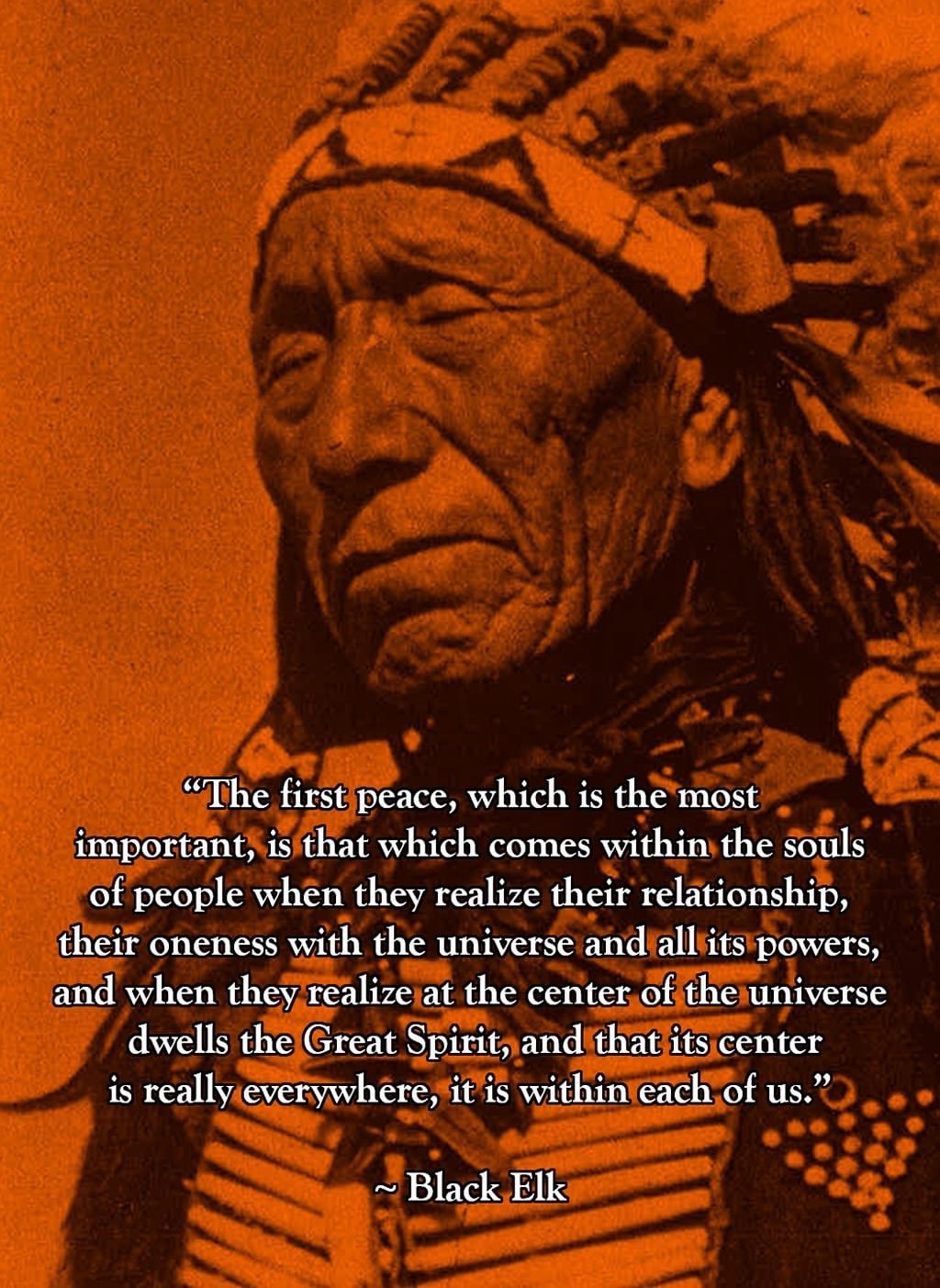 Native American Quotes On Peace