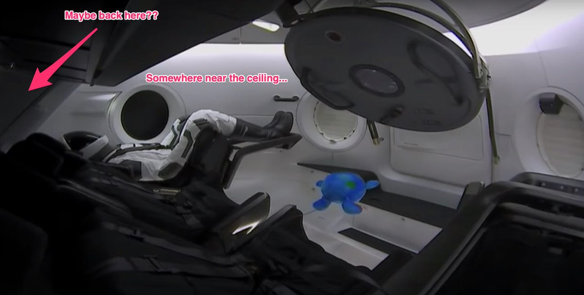 SpaceX's Crew Dragon toilet is on the ceiling of the spaceship — and no ...