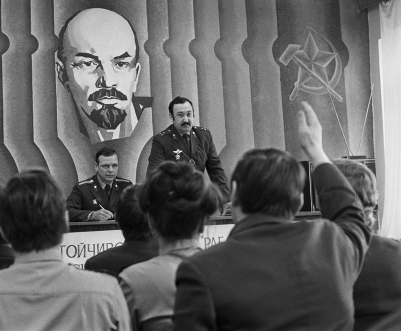 Communist party meeting at a sobering-up station - Photo by Anatoly ...