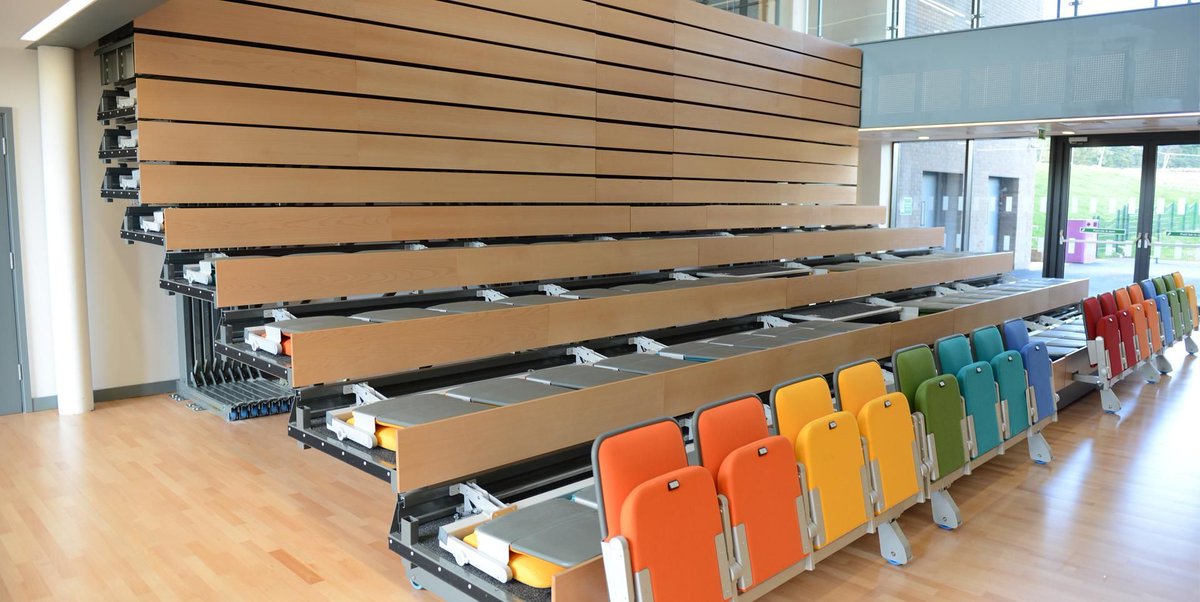 Retractable, removable and auditorium seating - Audience Systems