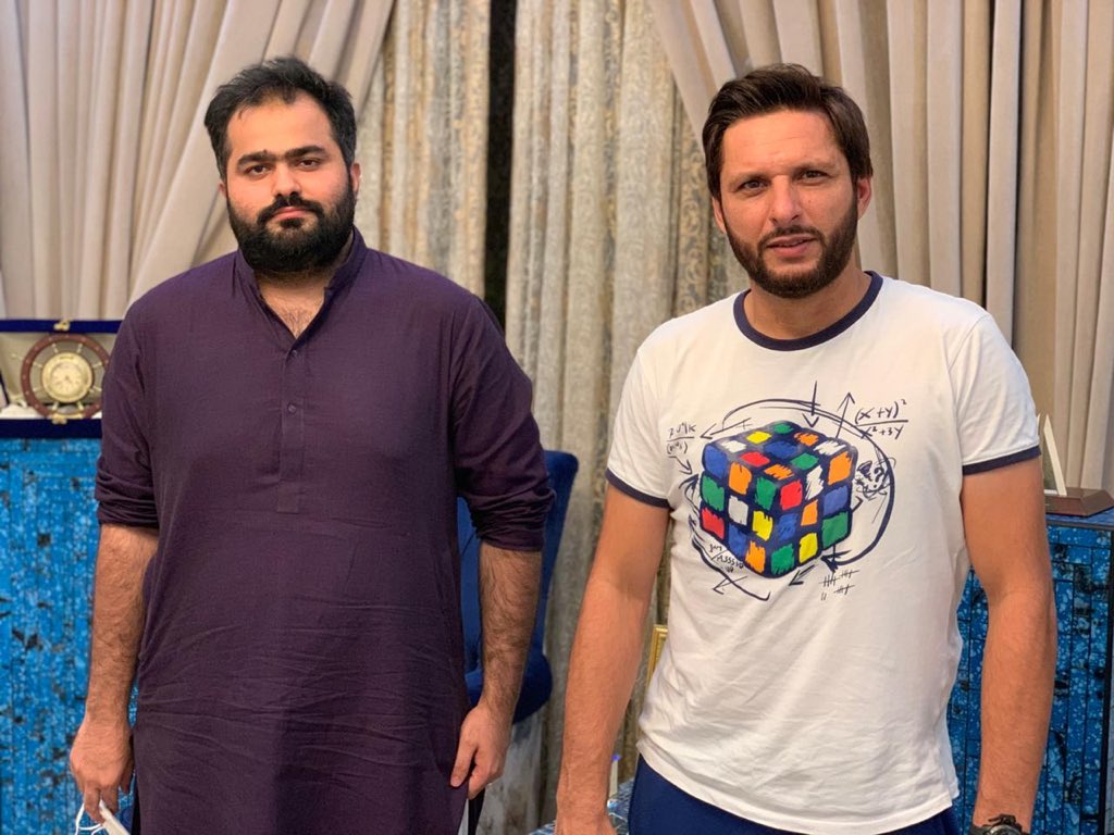 Shahid Afridi on Twitter: "My heartfelt gratitude for Abdurrehman Chinoy - president Chinoy ...