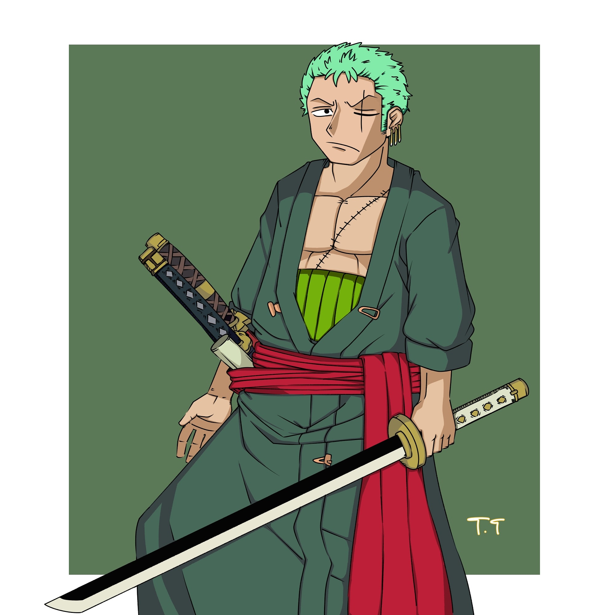 Roronoa Zoro Time Skip Png