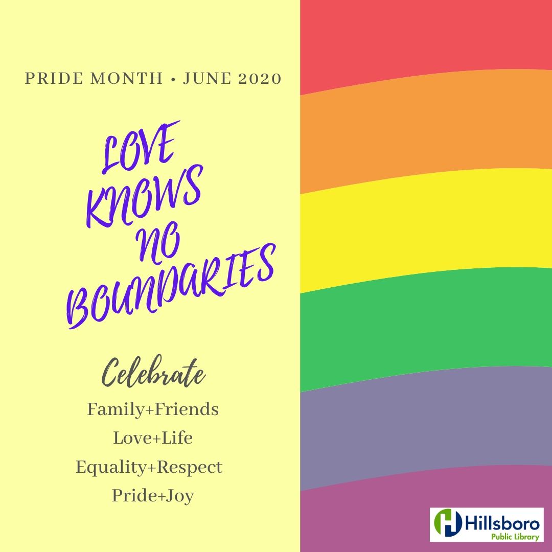 Hillsboro Public Library on Twitter: "The month of June is Pride Month ...