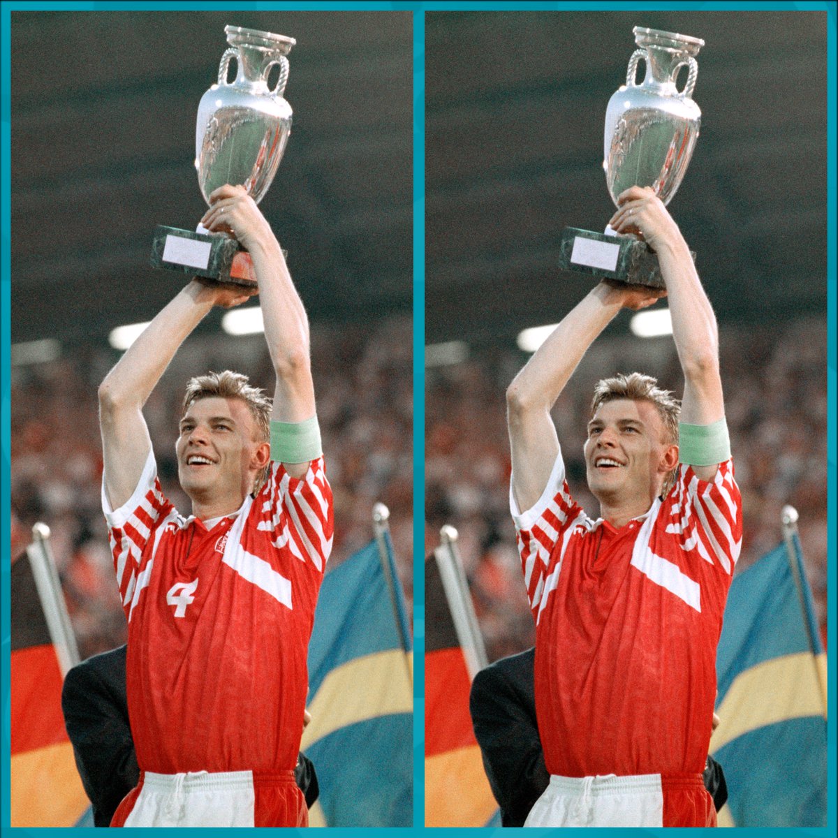 🏆🇩🇰 Denmark at EURO 1992...⁣⁣ ⁣⁣ 🤔 How many differences can you find ...