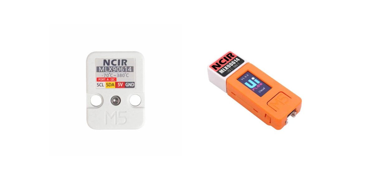 M5Stack on Twitter: "NCIR Temperature Sensor Unit and M5StickC NCIR Hat are back in stock!🎉🎉 # ...