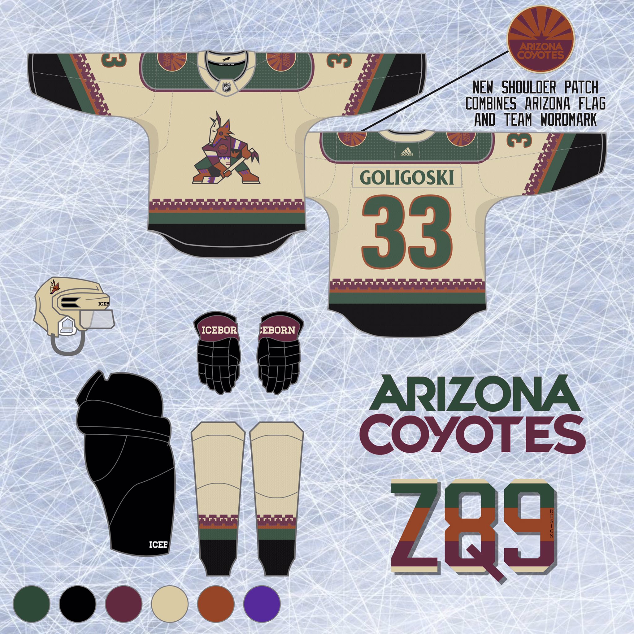 Shoulder Patch Template