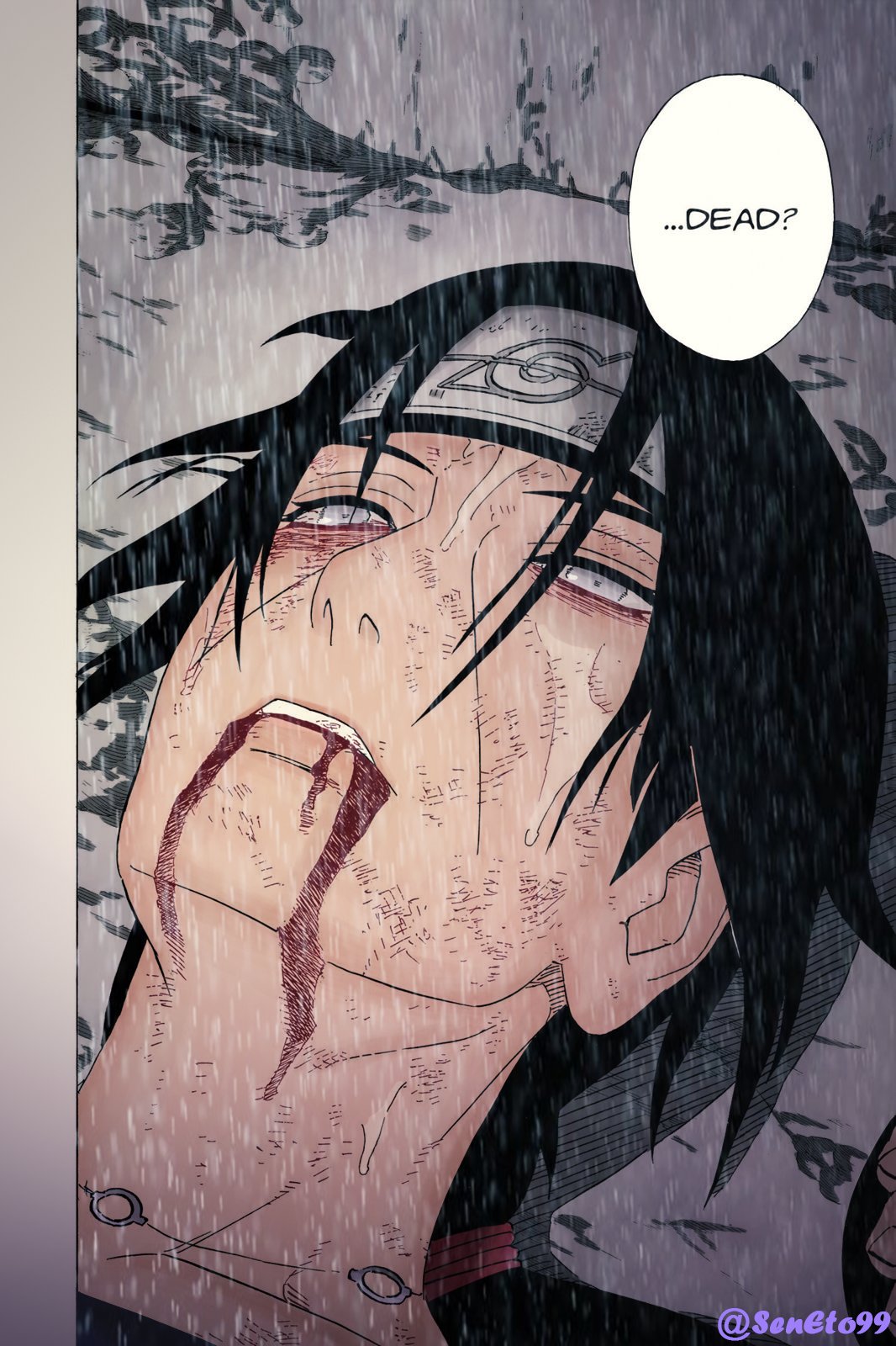 Itachi Death Manga