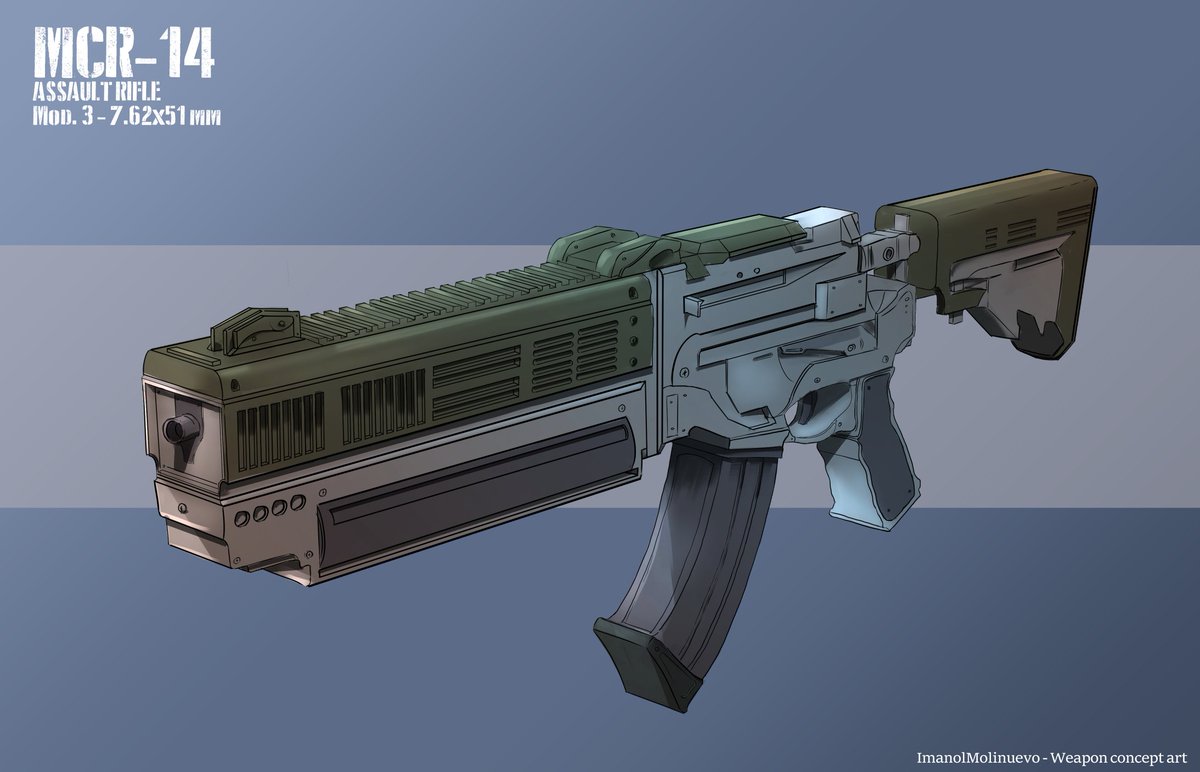 Assault Rifle Concept Art