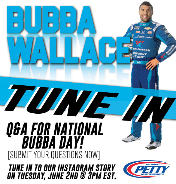 Hey BubbaWallace fans, did you know that Tuesday, June 2nd is National ...