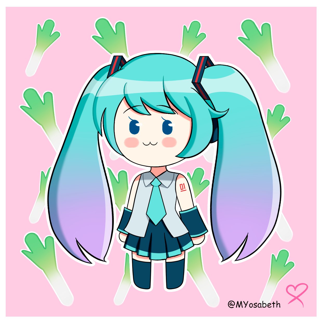 Hatsune Miku Chibi Drawing