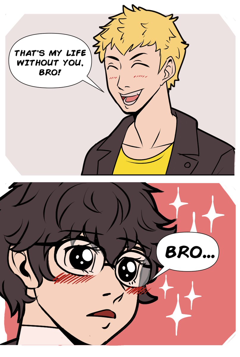 「Let's do it ONE LAST TIME. Lay them characters onto me. 」Franの漫画