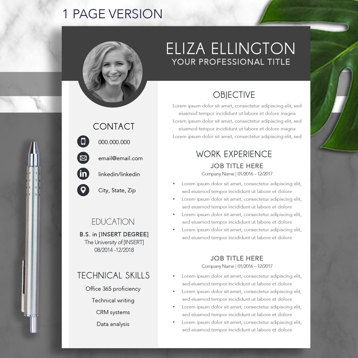Eye Catching Resume Templates 16+ Creative Resume Templates & Examples