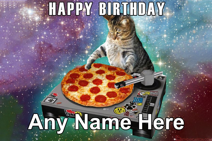 Cute Cat Happy Birthday Meme