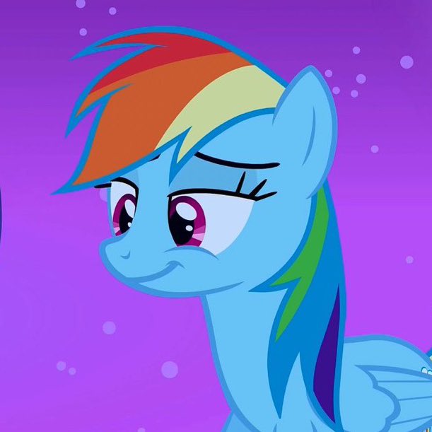 Rainbow Dash Cute Smile