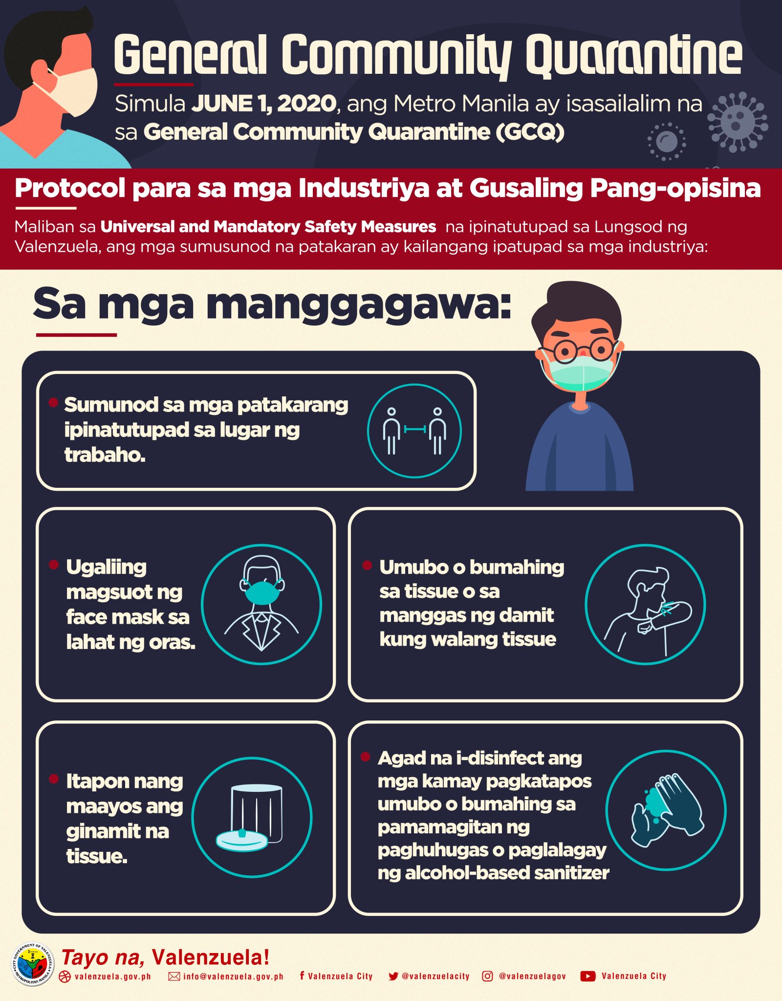valenzuelacity on Twitter: "Sa ilalim ng GCQ, mas maraming establisyemento ang maaari nang ...