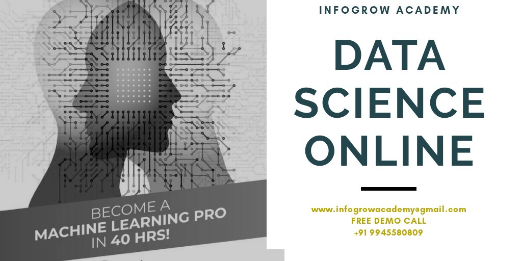Infogrow Academy on Twitter: "Become a Full-Stack Data science in 12 weeks, 20+ Hands on live ...