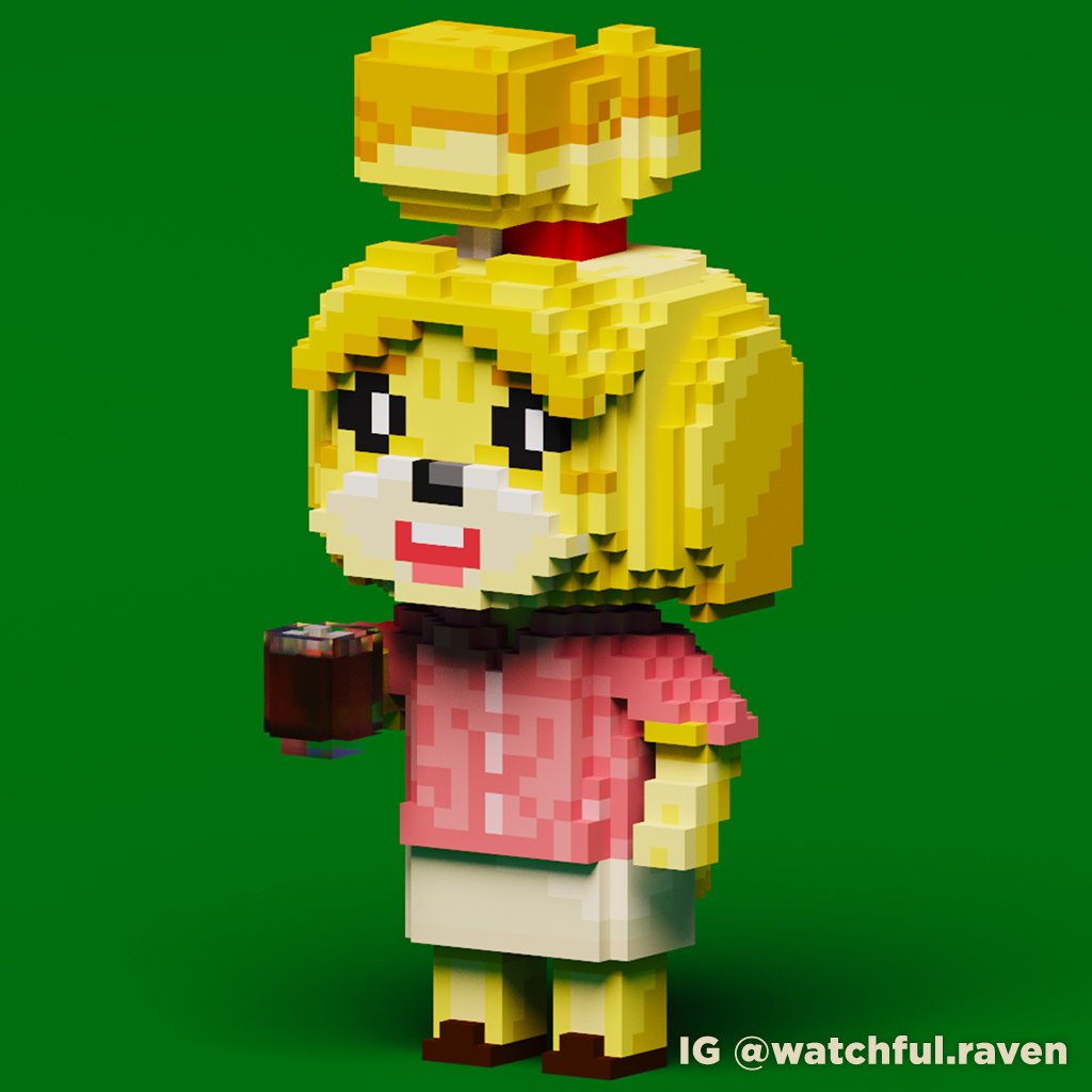 Isabelle New Leaf Pixel