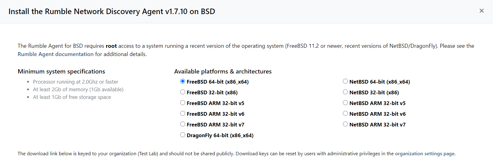 runZero, Inc. on Twitter: "The Rumble Network Discovery Agent and Scanner now support a wider ...