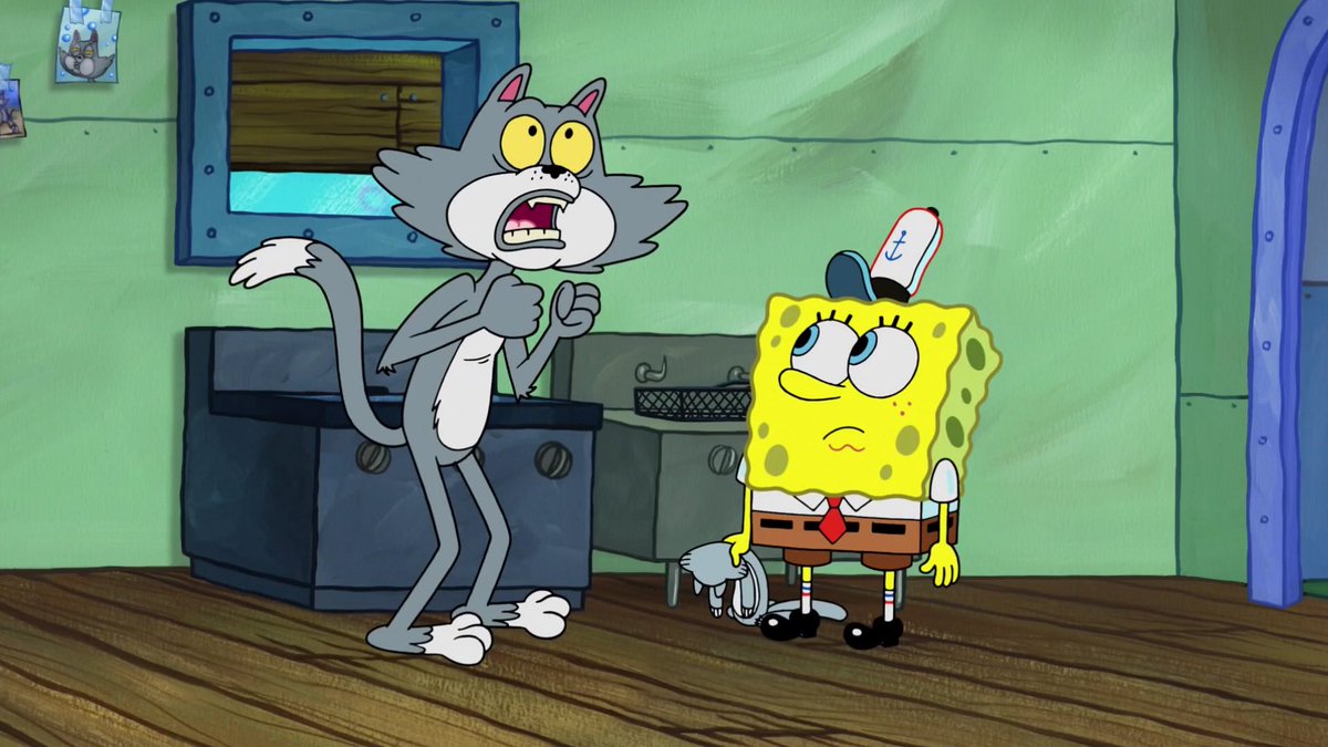 Spongebob Kenny The Cat Character