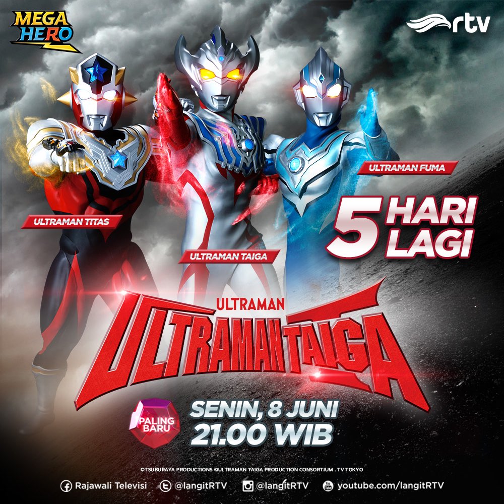 RTV on Twitter: "PERDANA TAYANG DI INDONESIA! . Para Ultraman ini akan menjaga bumi dari para ...