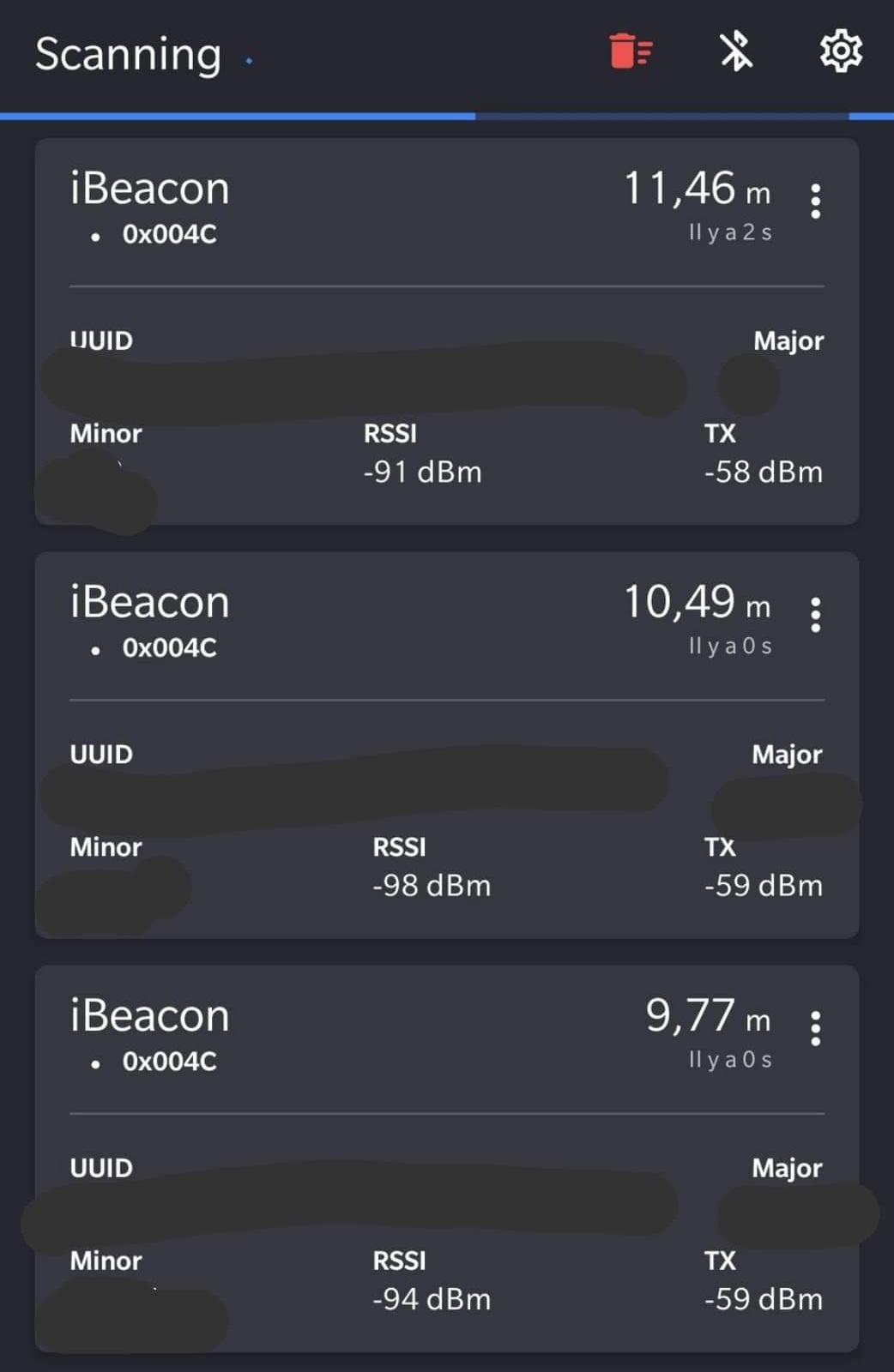 Mathis Hammel on Twitter: "Après 1h de balade dans Paris avec un scanner de balises bluetooth ...