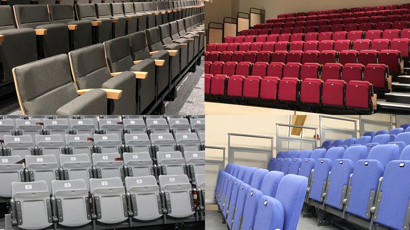 Retractable, removable and auditorium seating - Audience Systems