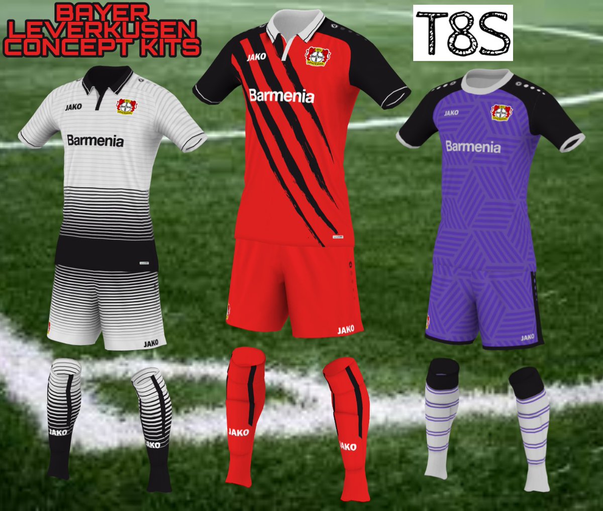 BAYER LEVERKUSEN 🔴⚫ Concept Kits Home Away & GK @PeSpanda @Anto_Gqnt7 # ...
