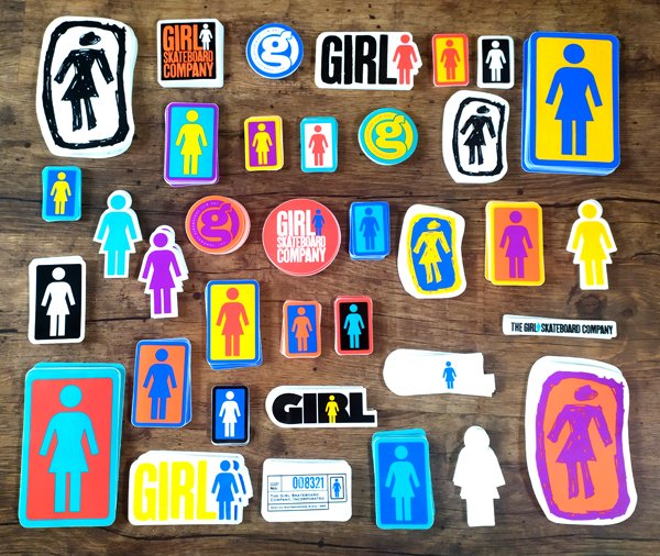 Girl Skateboard Logos