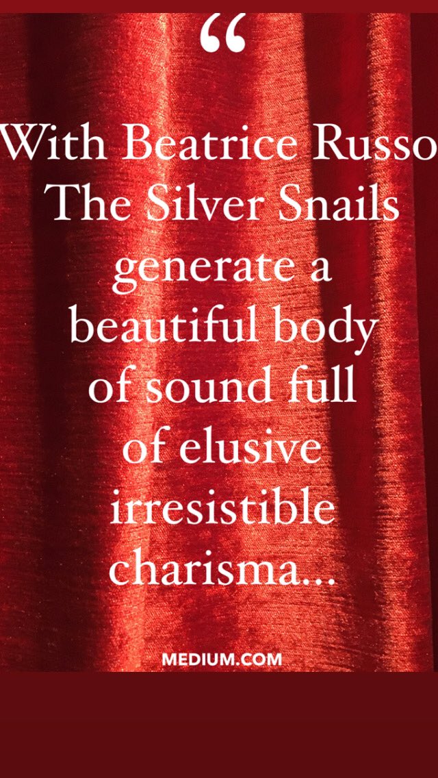 The Silver Snails on Twitter: "💕 Thanks to Randy @Medium for a review full of elusive ...